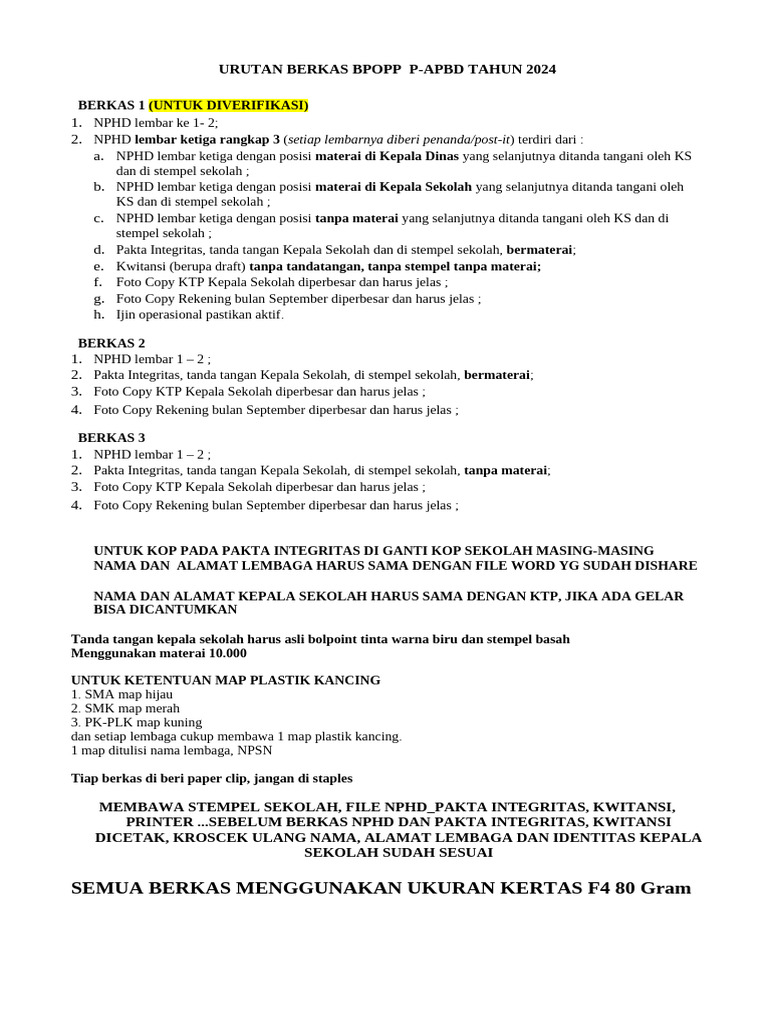 Urutan Berkas Bpopp P-Apbd 2024 | PDF | Kajian Bahasa Asing | Kesehatan Holistik