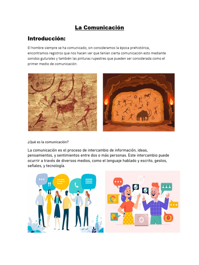 Informe COMUNICACION JDMC | PDF | Comunicación | Comunicación no verbal