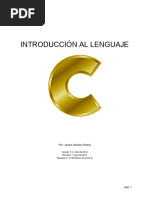 El Lenguaje de Programación C - Kernighan y Ritchie | PDF