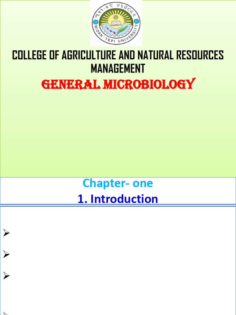 Chapter 1 - Introduction Microbiology | PDF | Microbiology | Microscopy