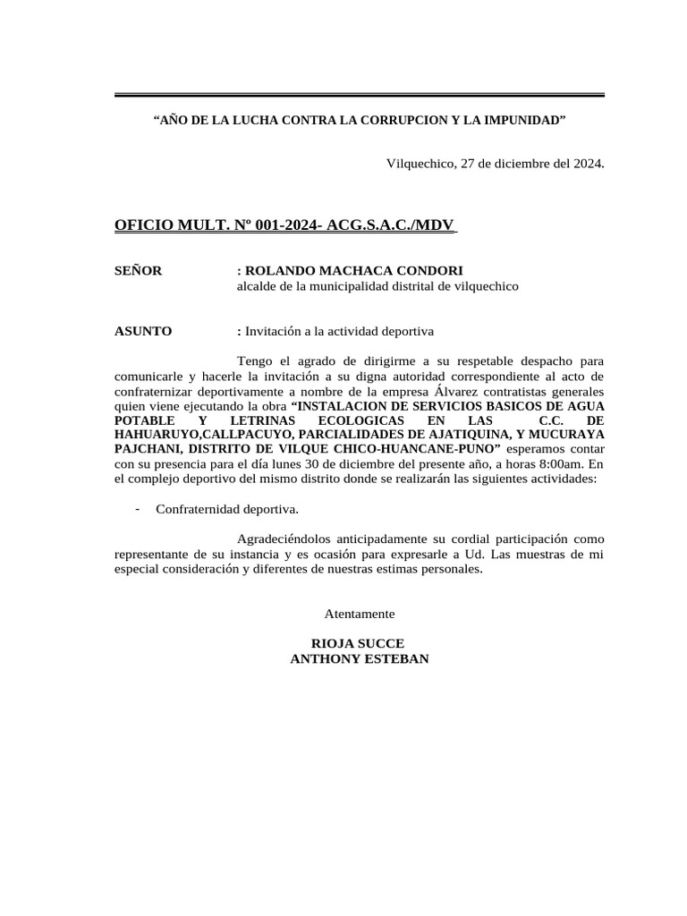 Rioja Succe Anthony Esteban | PDF | Política | Viajes y turismo