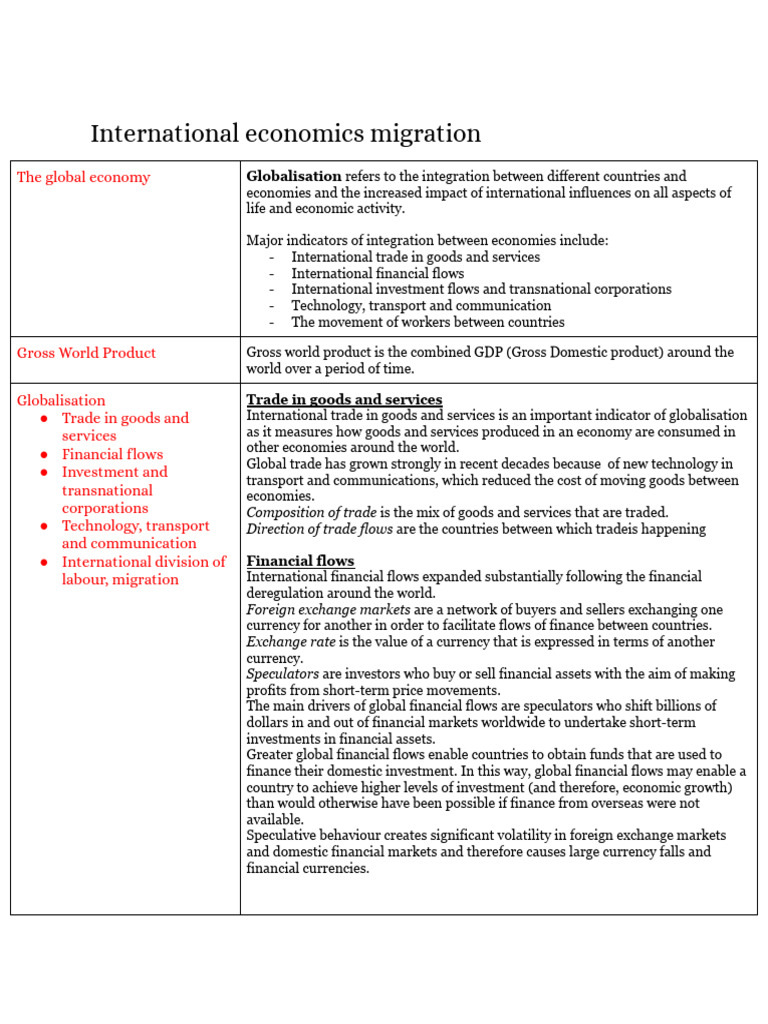 year 12 - economics notes | PDF | Investing | Recession