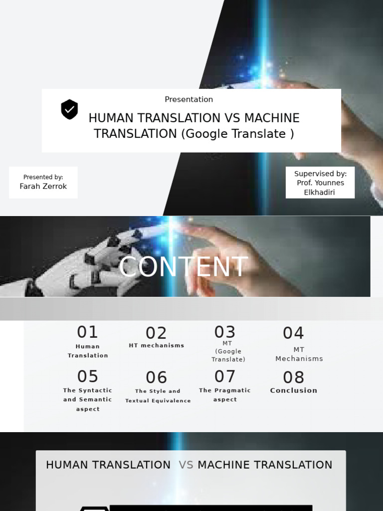 Human Translation Vs Machine Translation | PDF | Translations | Semantics