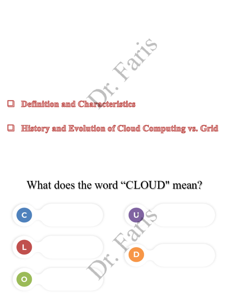 CloudComputing Lecture 1 | PDF | Technology & Engineering