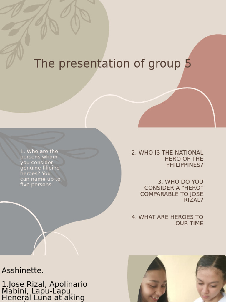 The Presentation of Group 5 | PDF