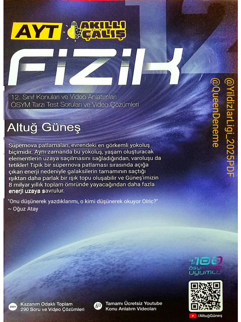 Ayt Fizik Altug Gunes 2 | PDF