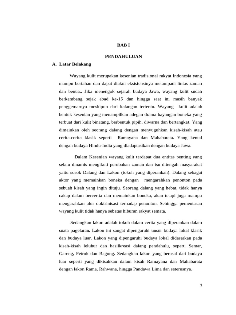 Wayang Kulit | PDF