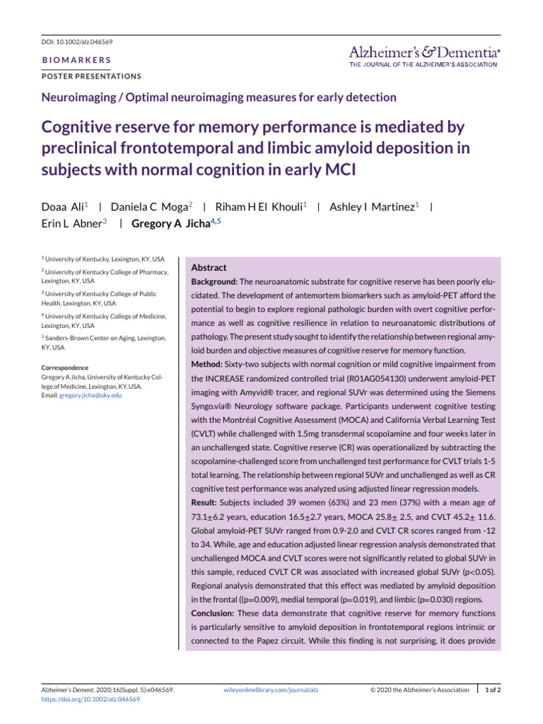 ali2020 | PDF | Cognitive Science | Cognition