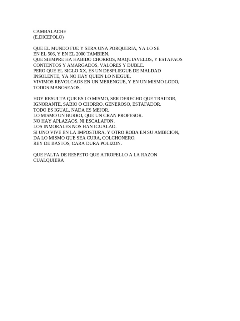 Camba Lache | PDF | Religión y espiritualidad | Clásicos