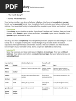 Family vs. Relatives Explained | PDF