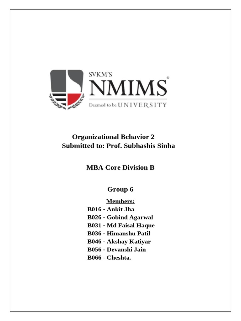 Group 6 OB2 Project | PDF | Organizational Structure | Alphabet Inc.