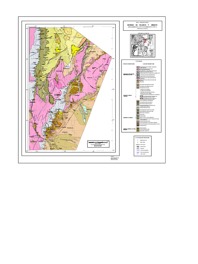 Mapa Geomorfológico de Ambato | PDF