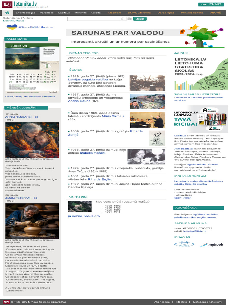 Letonika - LV - Atbildes, Kuras Tu Meklē | PDF