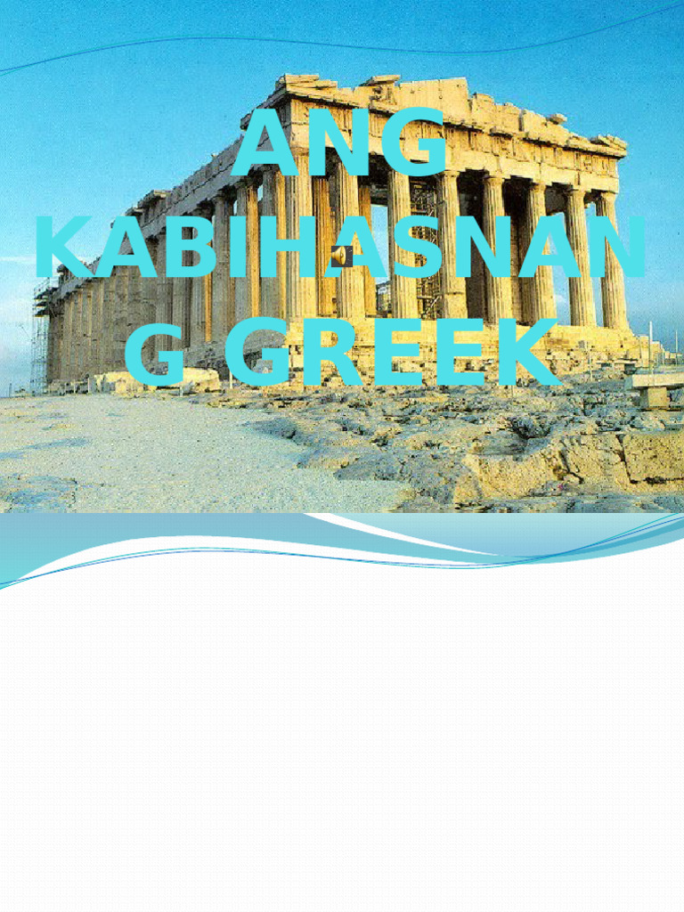 Kabihasnang Greek | PDF