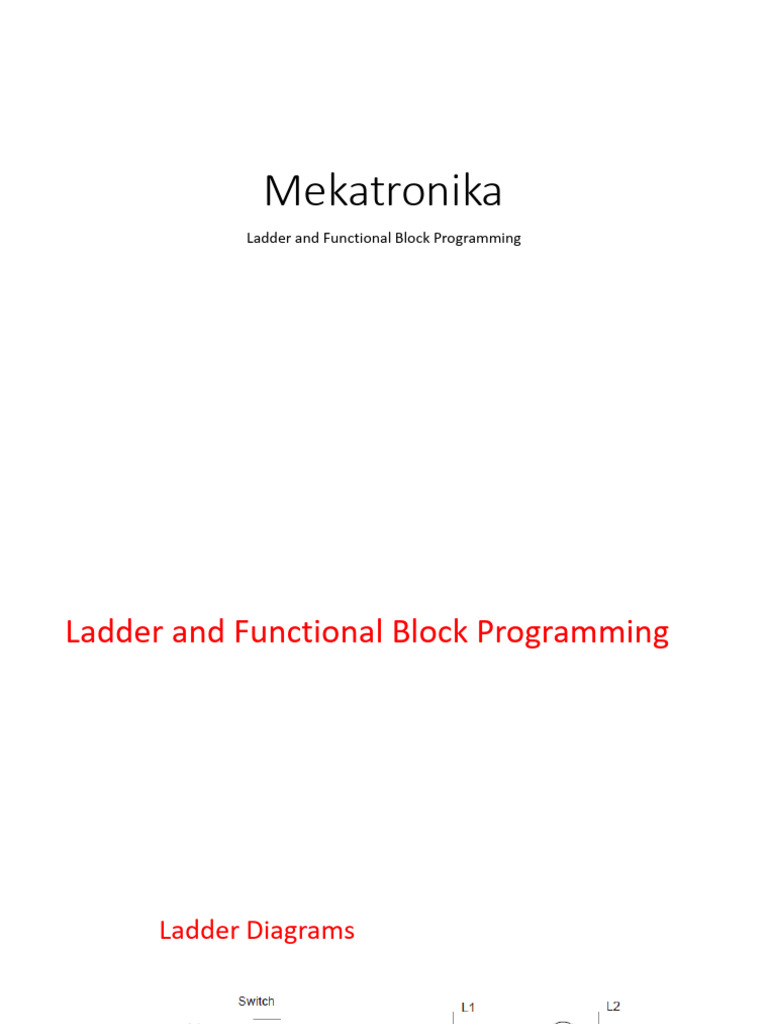 Mekatronika - LAD and FBD | PDF