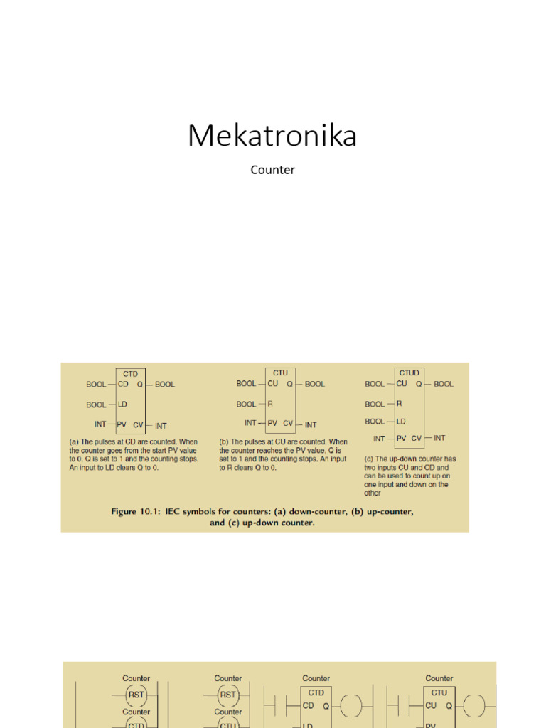 Mekatronika - Counter | PDF | Finance & Money Management