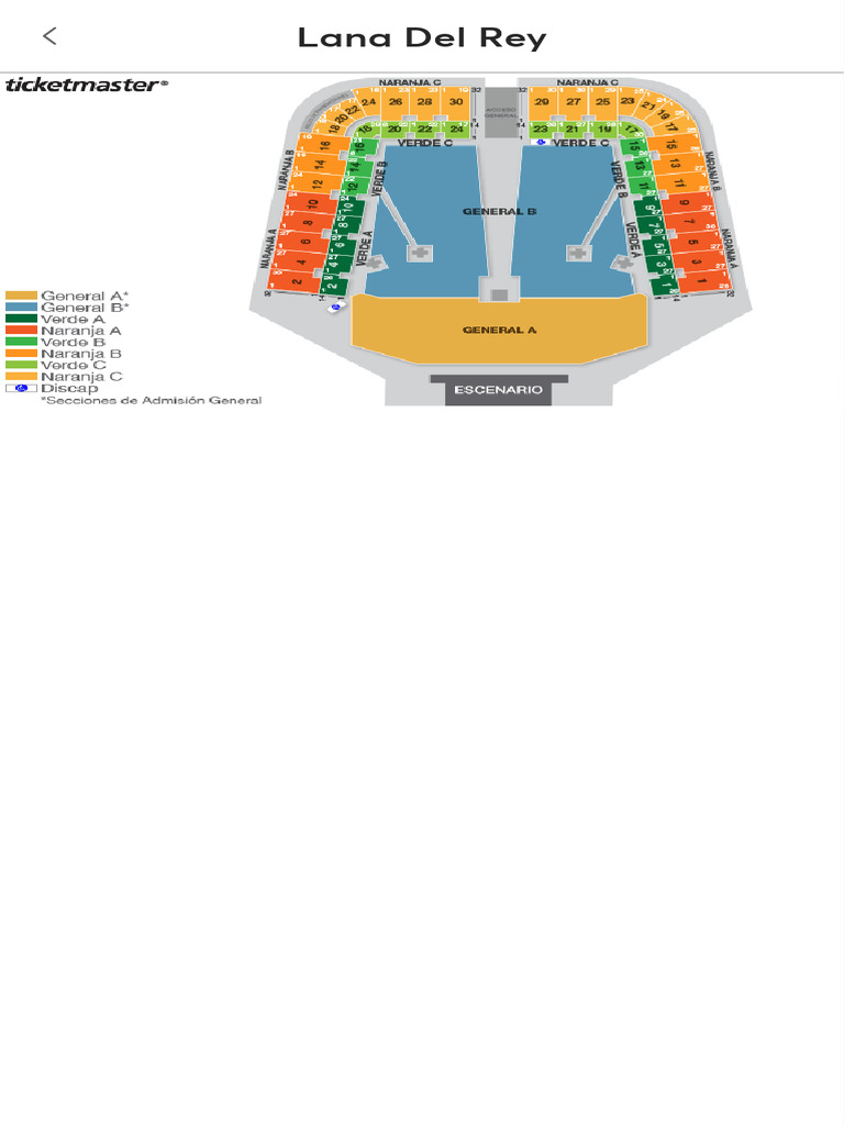 Boletos Lana Del Rey, México Mar, 15 de Agosto de 2023 2100 ...
