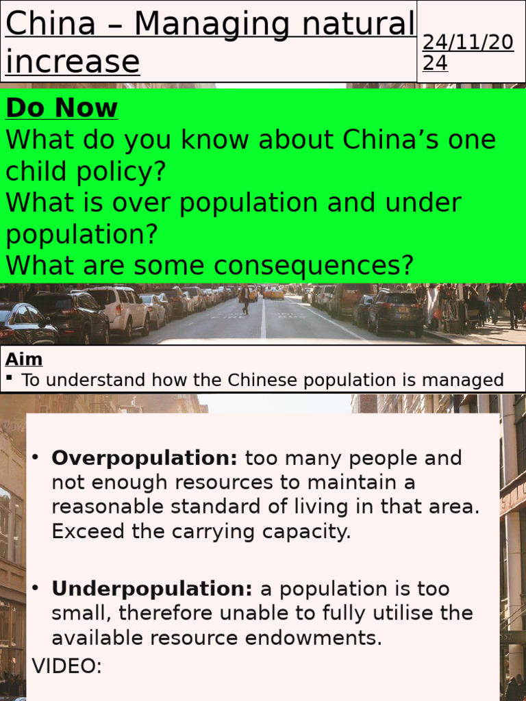 China-Case-Study | PDF | Human Overpopulation | Natural Environment