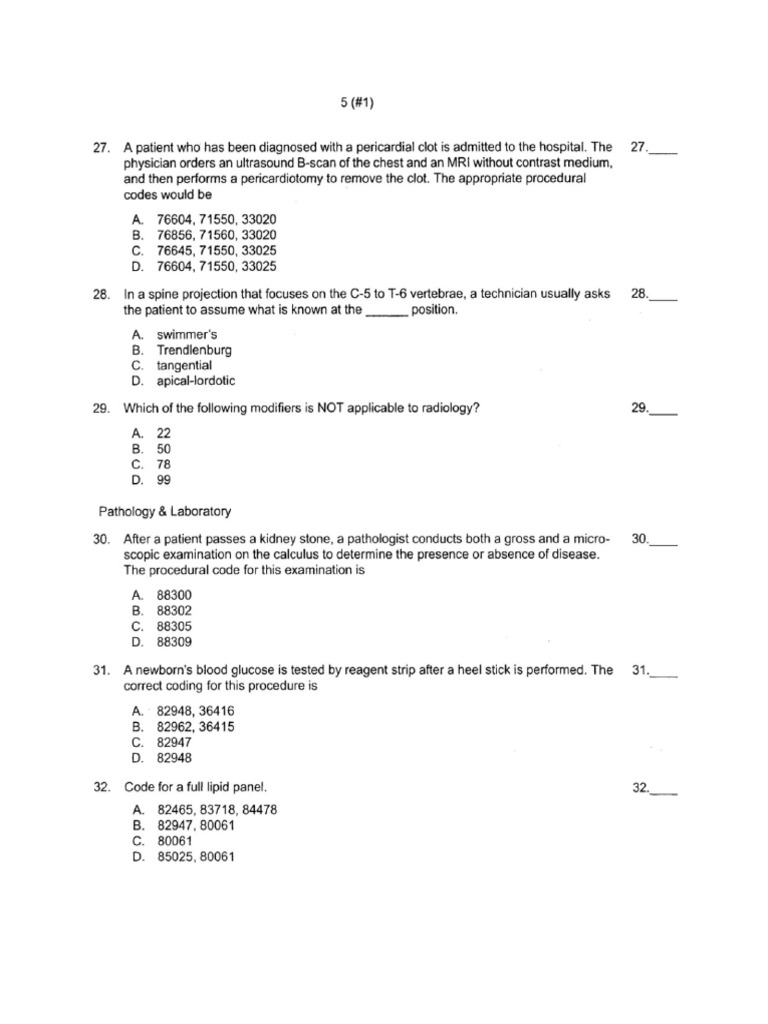 CPC Practice Exam Part II | PDF