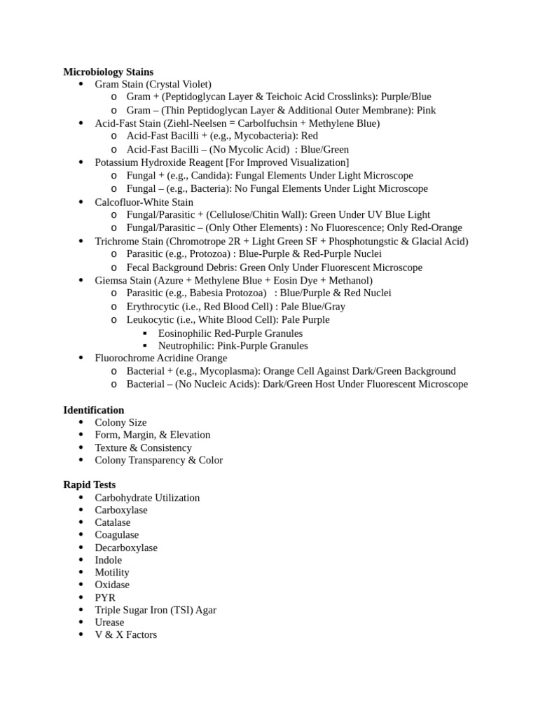 Microbiology Stains Pdf Staining Microscopy