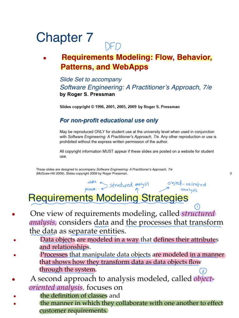 Chapter 7 - Req Modeling (DFD) | PDF | Computer Science | Data