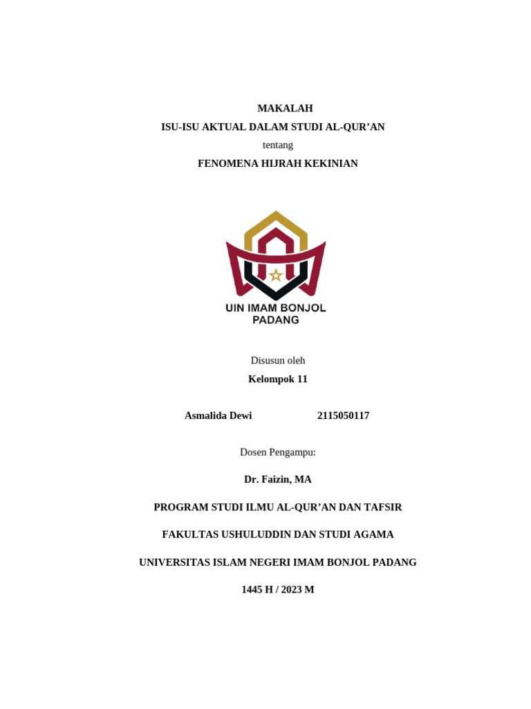 Makalah Isu-Isu Kel 11 J 1.0 | PDF