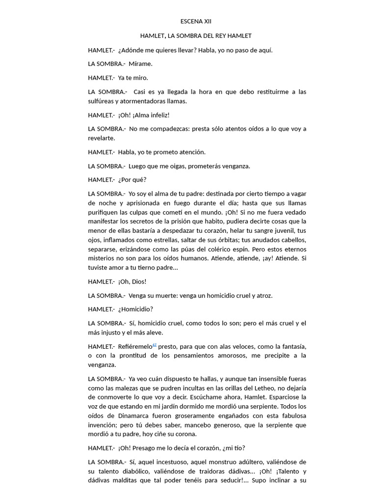 Hamlet | PDF | Aldea