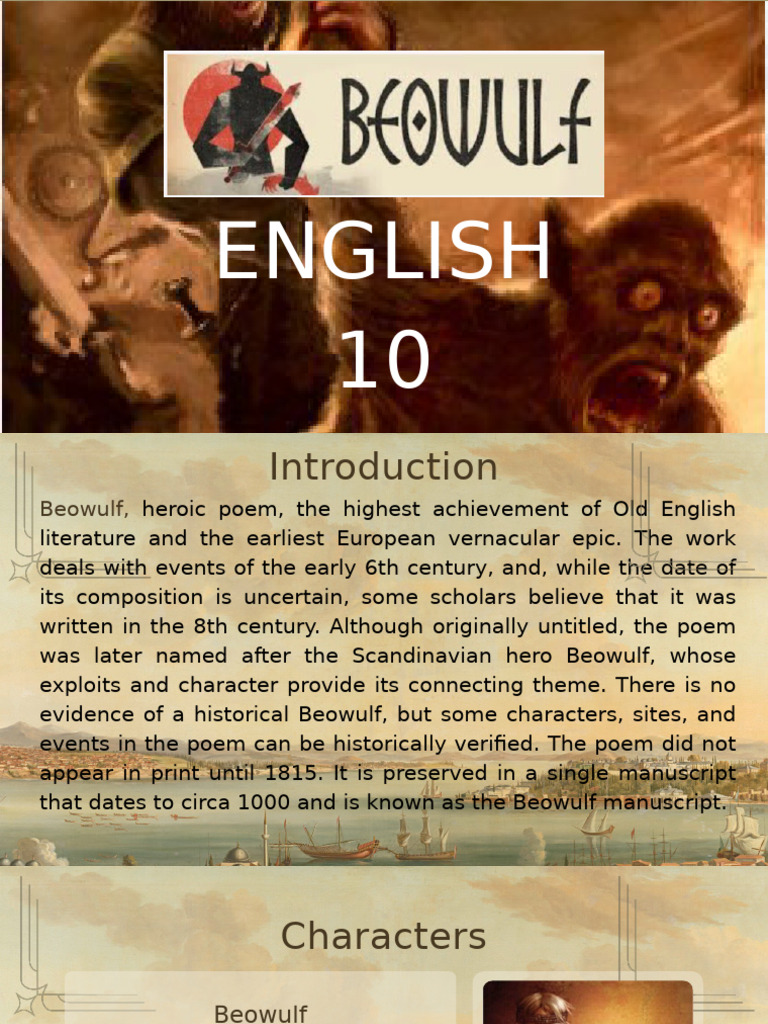 Beowulf | PDF | Beowulf | English Folklore