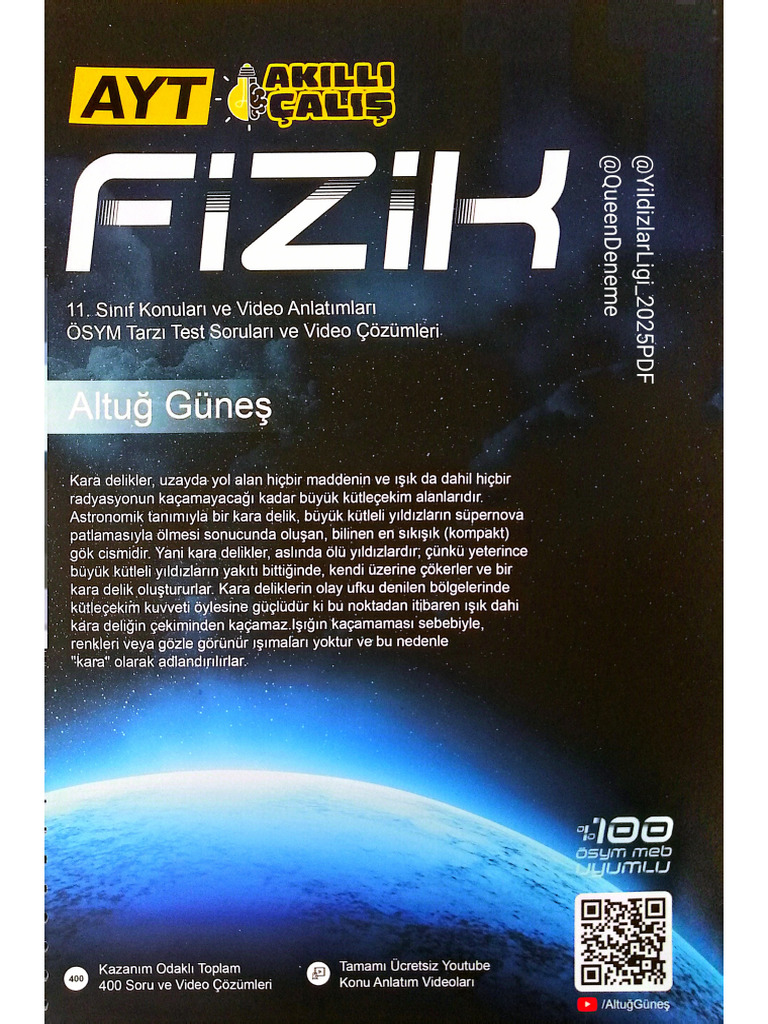 Ayt Fizik Altug Gunes 1 | PDF