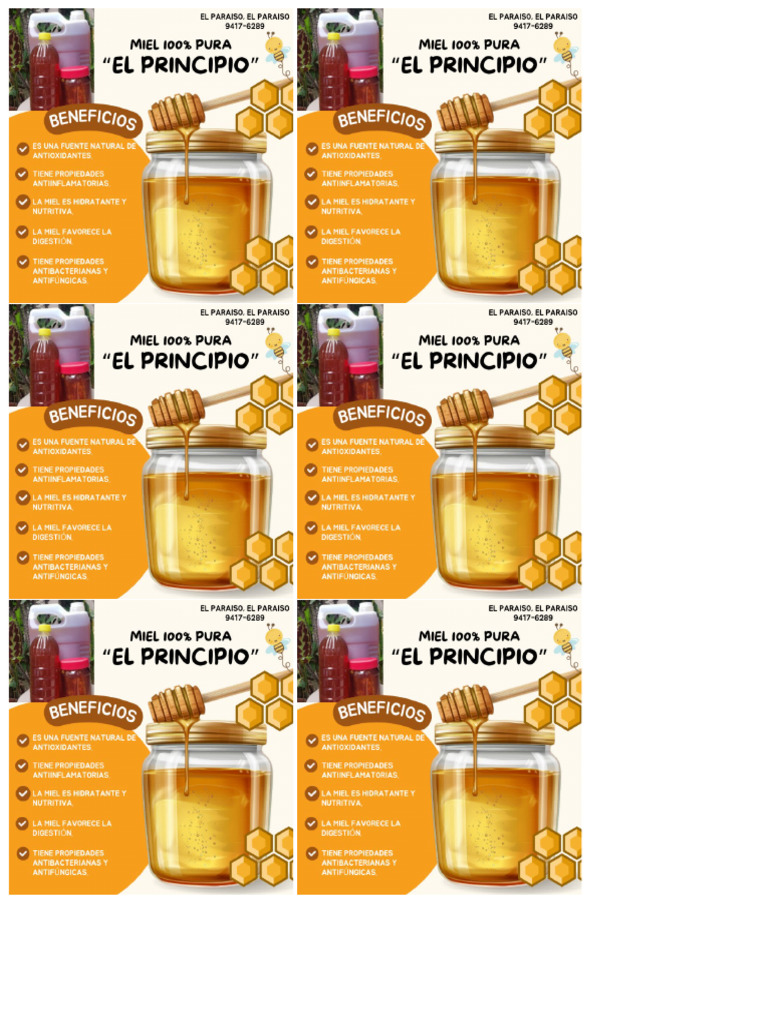 Sticker Miel | PDF