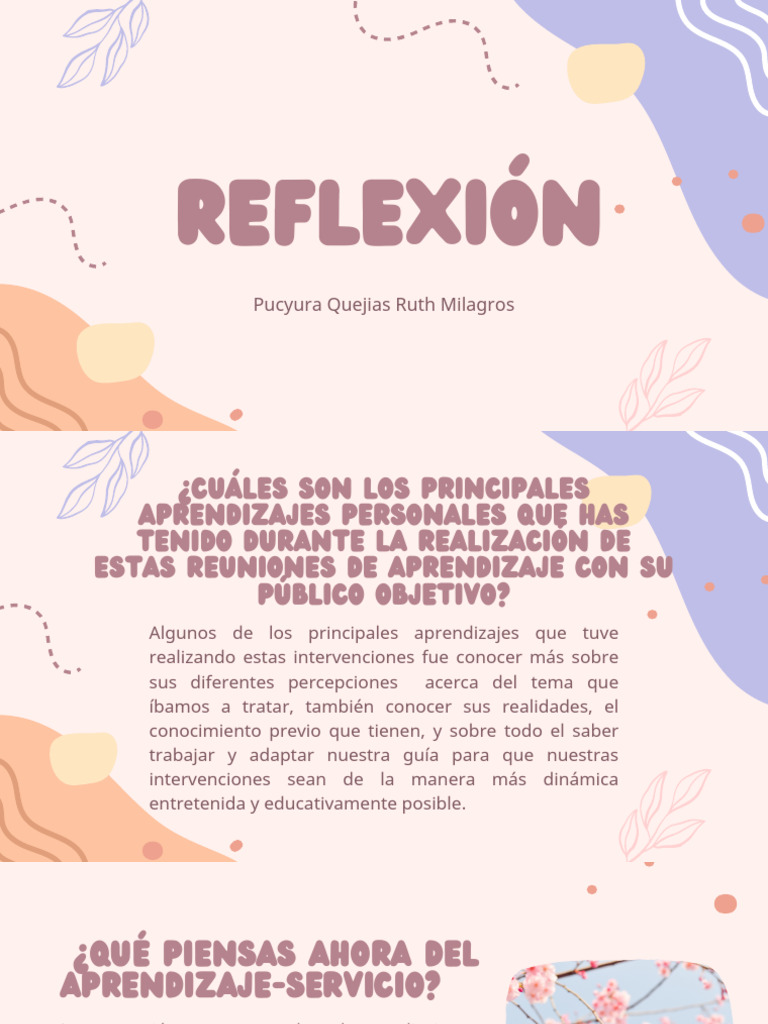 Pastel Cute Group Project Presentation | PDF | Crecimiento personal y ...