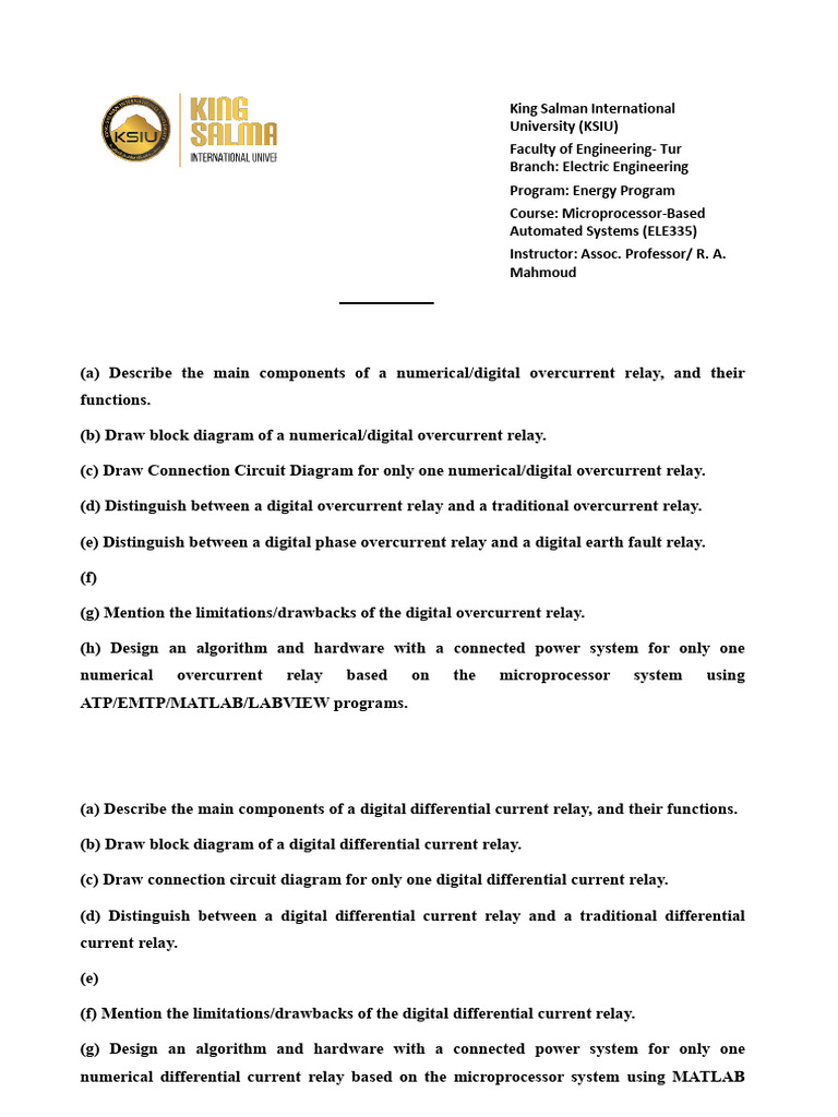 Digital Relay Systems and APFC Design | PDF | Relay | Electronic Engineering
