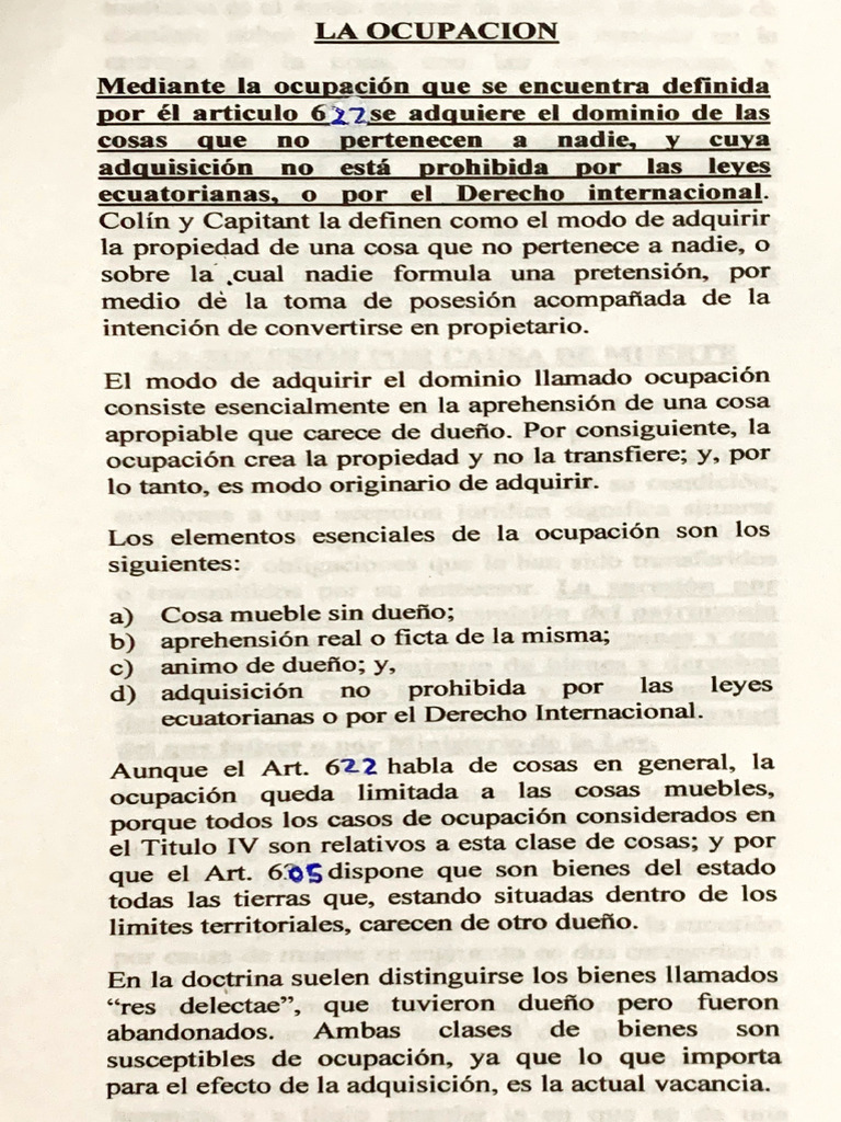 Ocupación | PDF