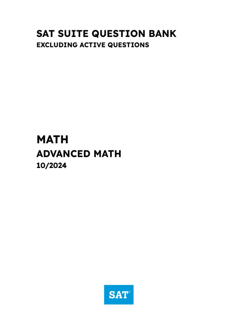 Advanced Math | PDF