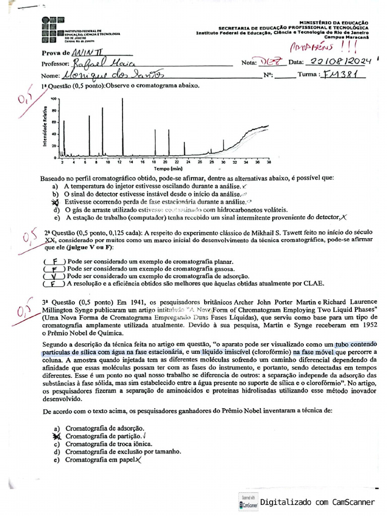 Prova Sem Respostas Imagens | PDF