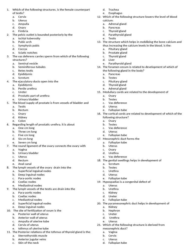 2nd Year Block-F For Preproff | PDF | Luteinizing Hormone | Menstrual Cycle