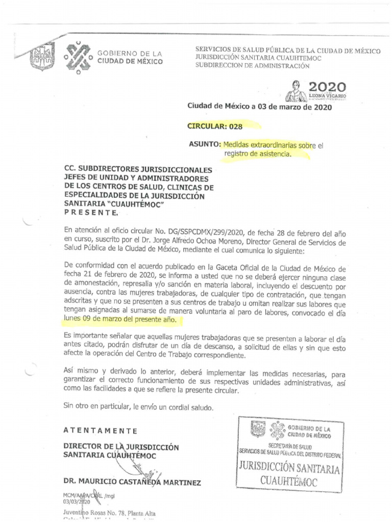 3) Circular - 028 (Mzo 9) | PDF