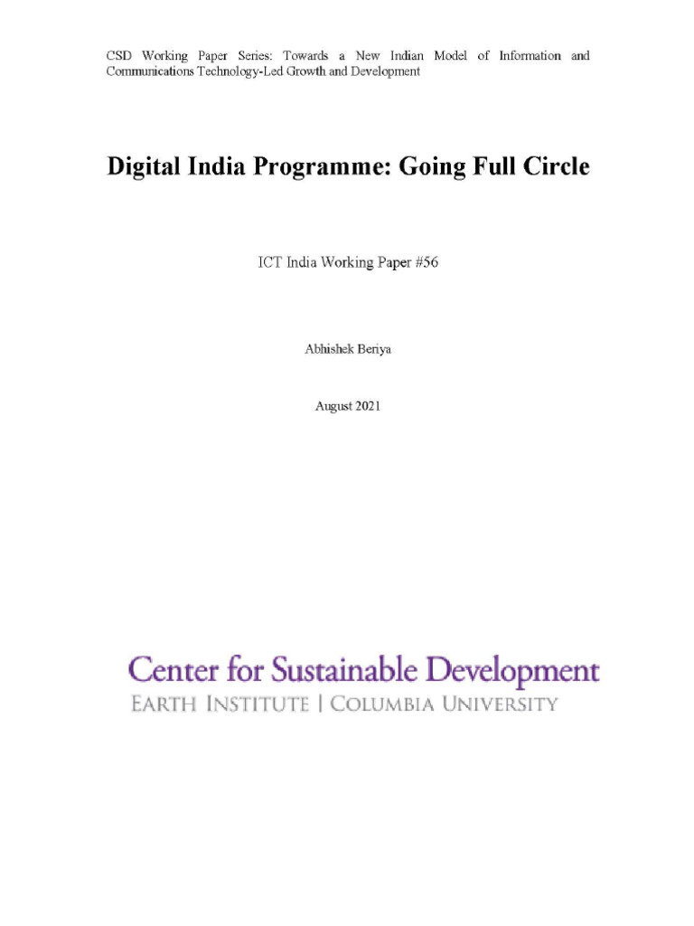 Class 12 Eco Project 05 | PDF