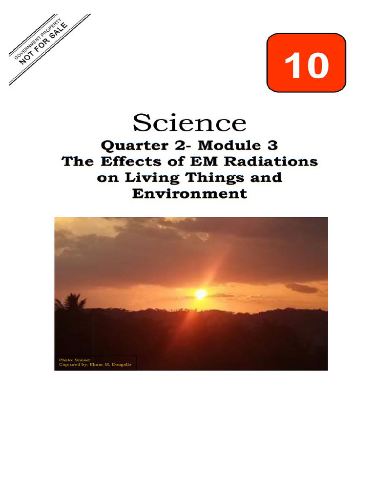 Science10 Q2 Mod3 Effects-of-Em-Radiation | PDF