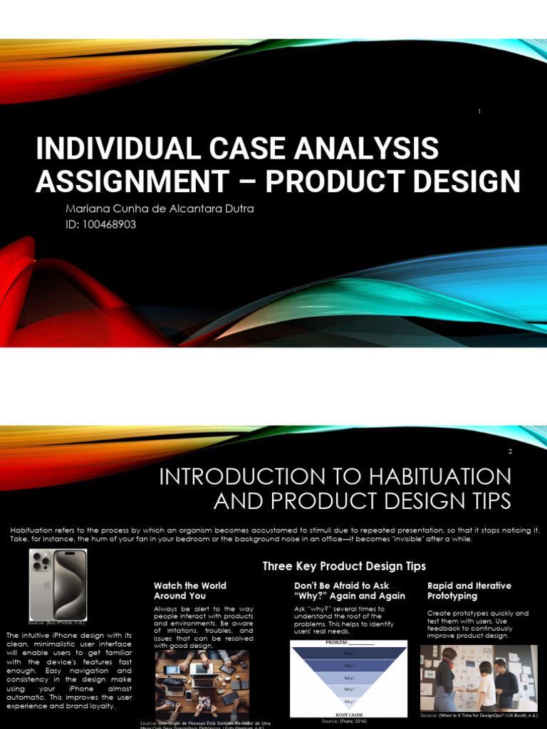 INDIVIDUAL CASE ANALYSIS ASSIGNMENT - Product Design Mariana C. | PDF | Usability | Amazon Echo