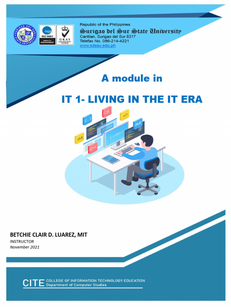 2021 1st Sem LITE FINAL MODULE | PDF | Internet Of Things | Malware