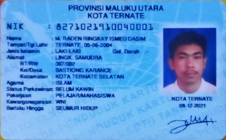 Ektp M Raden Ringkay Ismed Dasim | PDF