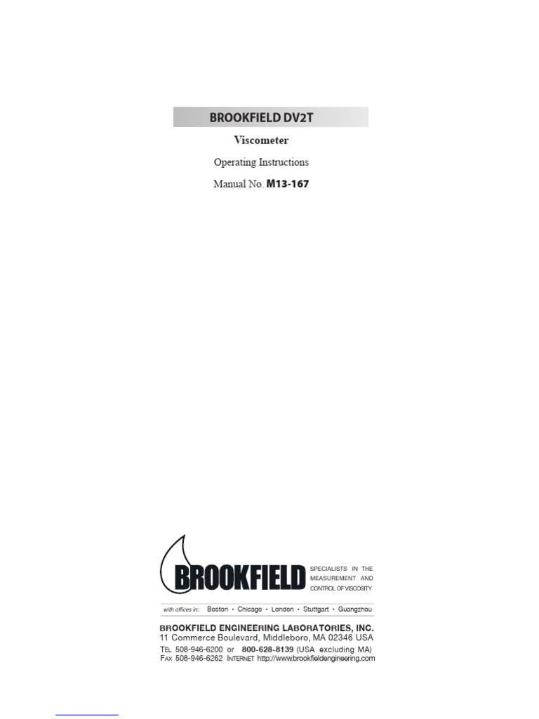 Brookfield Dv2T: Viscometer | PDF | Icon (Computing) | Computer File