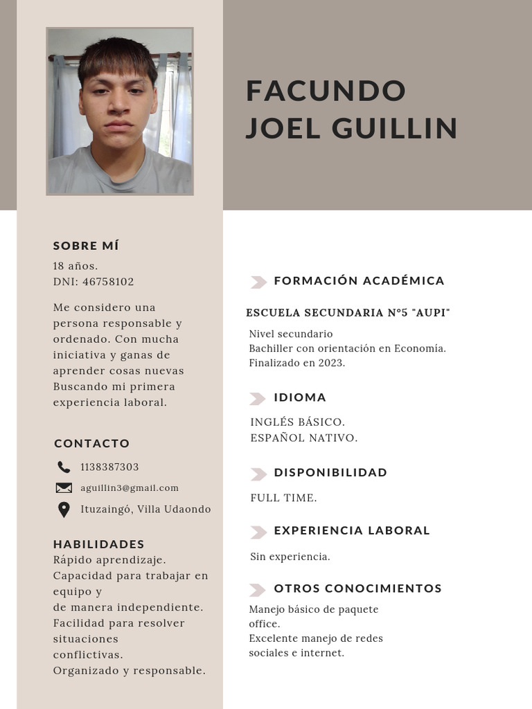 CV Facundo Guillin - 20240304 - 093037 - 0000 | PDF