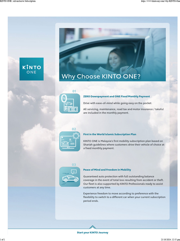 2.KINTO ONE - All-Inclusive Subscription | PDF