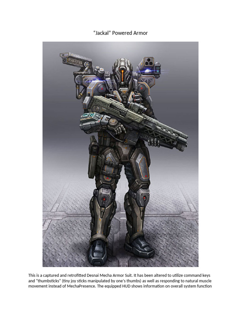 Jackal Powered Armor | PDF