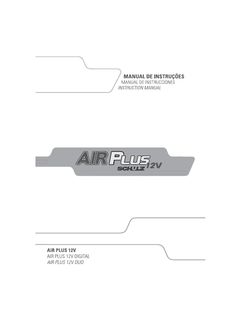 Manual Compressor de Ar Air Plus Schulz 12v Com Lanterna | PDF