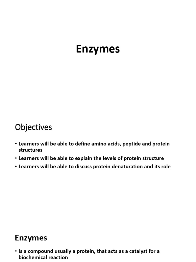 LAB06 Enzymes | PDF