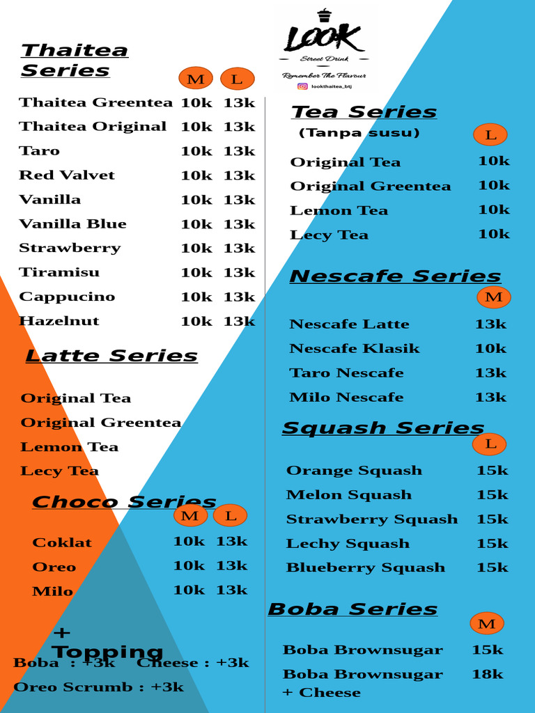 Menu Look 2 | PDF