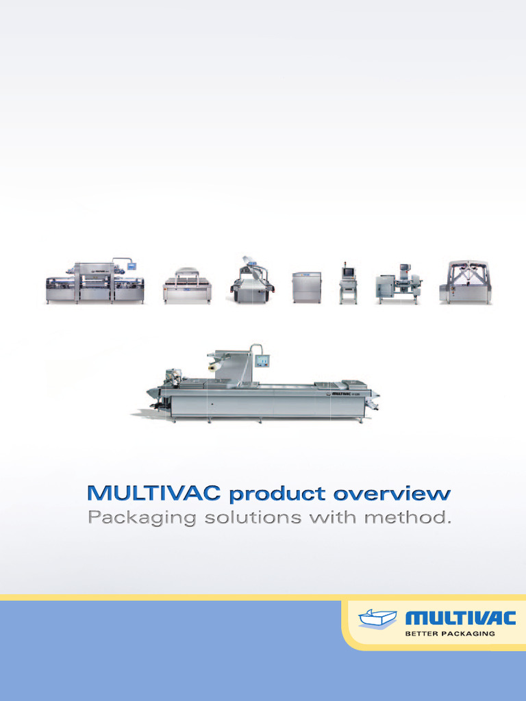Multivac Product Overview | PDF | Packaging And Labeling | Printer ...